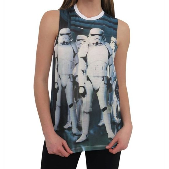 Mighty Fine | Tops | Star Wars Stormtrooper Tank Xs | Poshmark